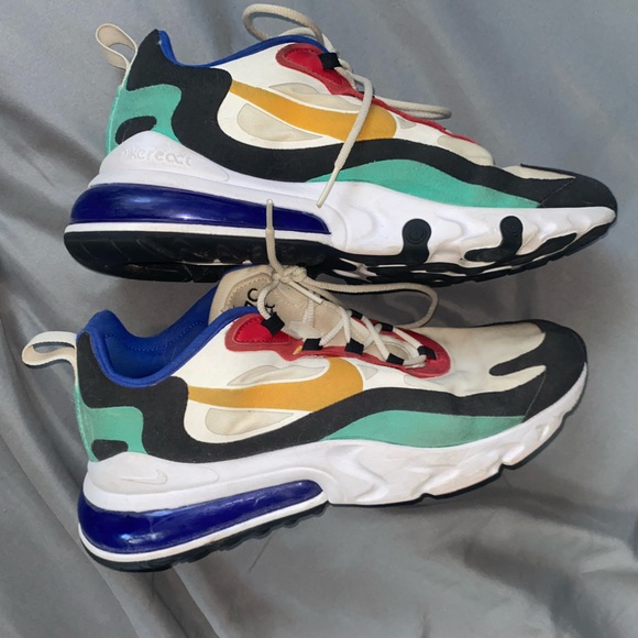 Nike | Shoes | Nike Air Max 27 React Phantom Multicolor Gs | Poshmark